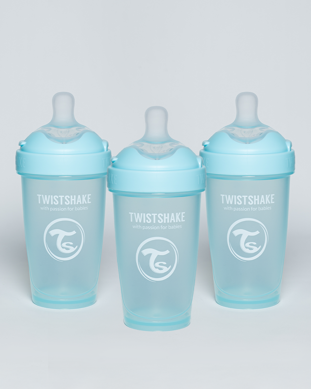 Pro Double Baby Bottle Anti-Colic 260 ml 3-pack - Twistshake