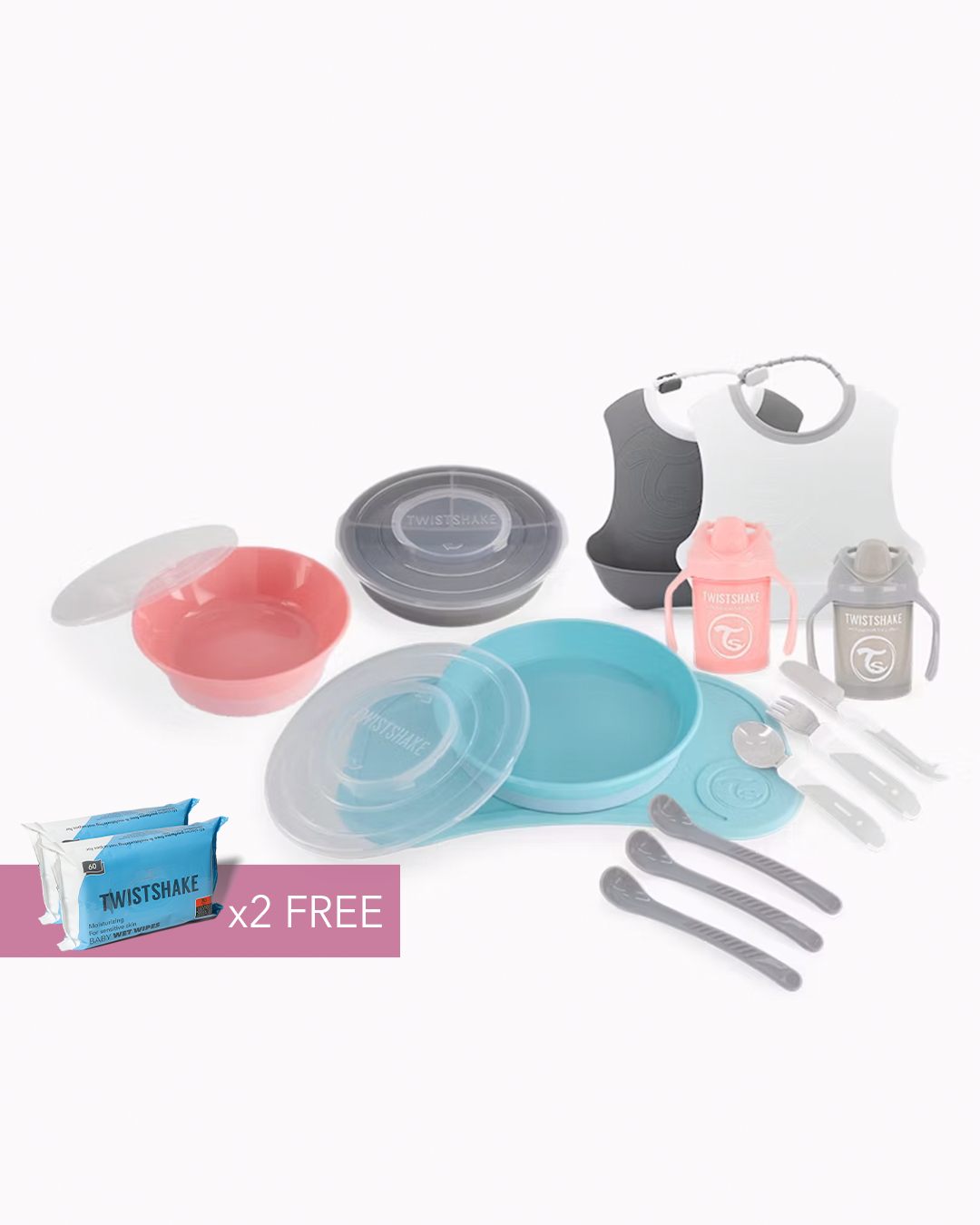 Tableware Complete Set for kids - Twistshake